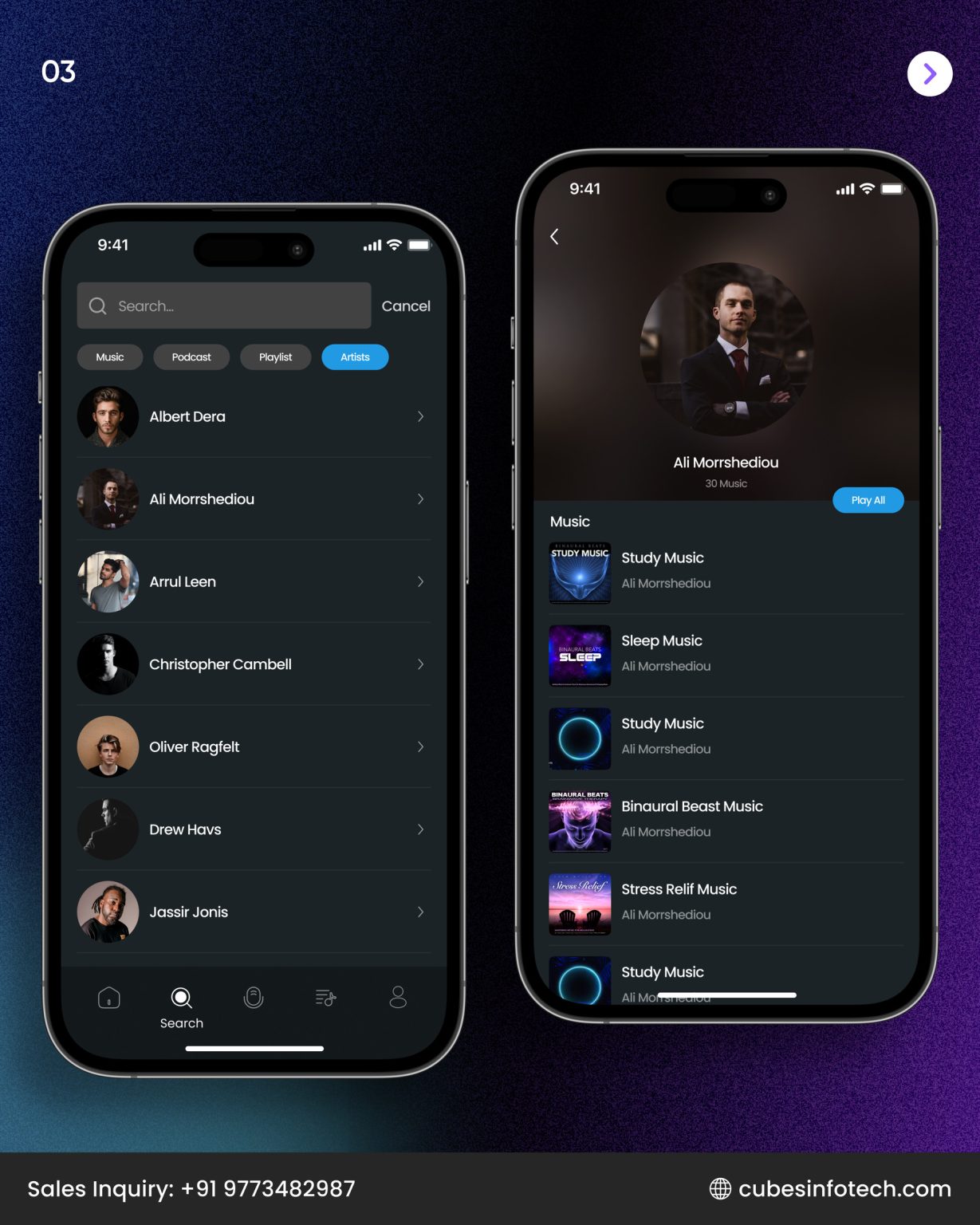 Music Streaming App Development Service (spotify)