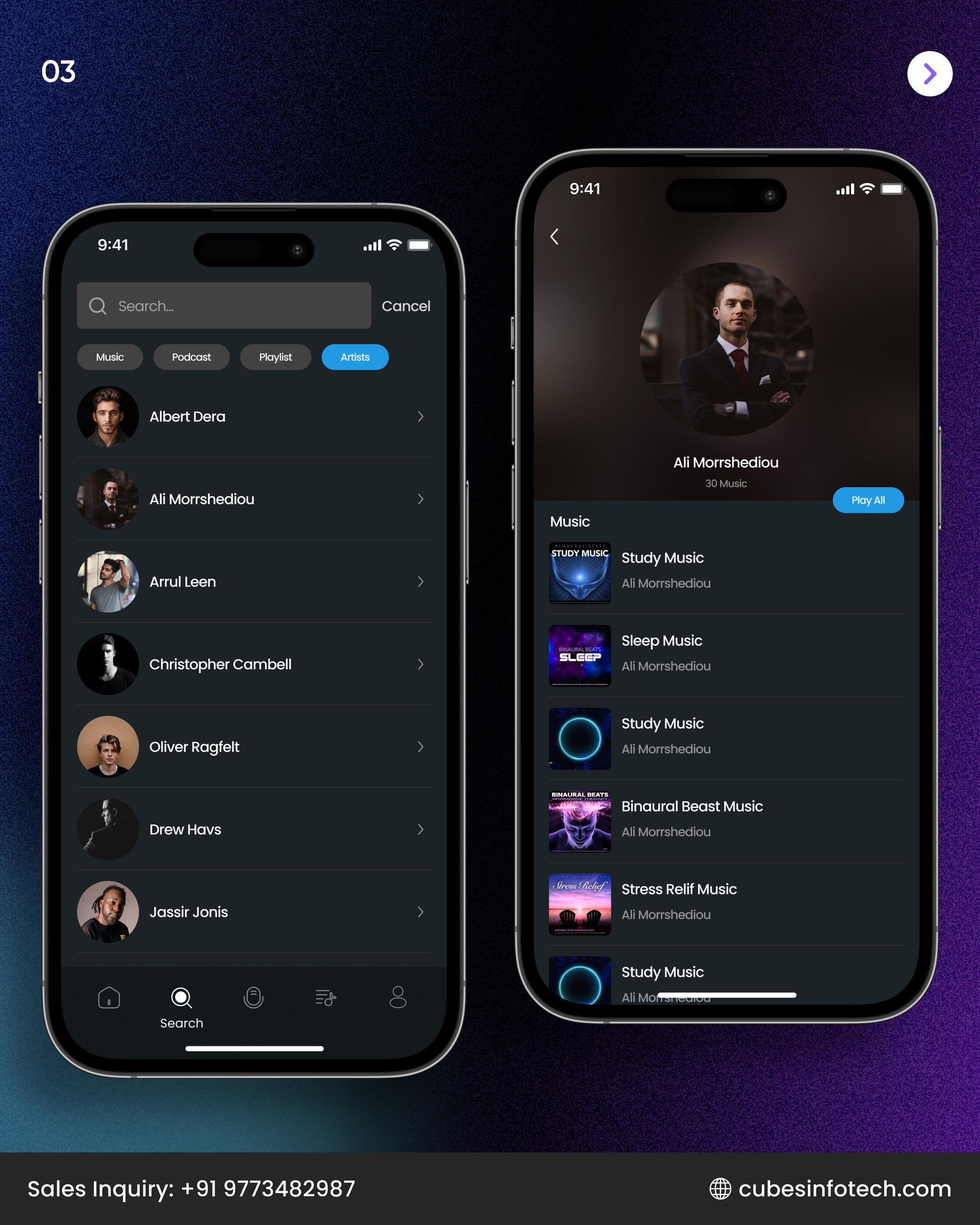 Music Streaming App Development Service (spotify)